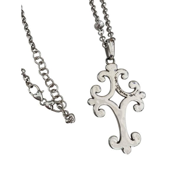 Brighton | Jewelry | Vintage Brighton Hammered Silver Cross Pendant ...